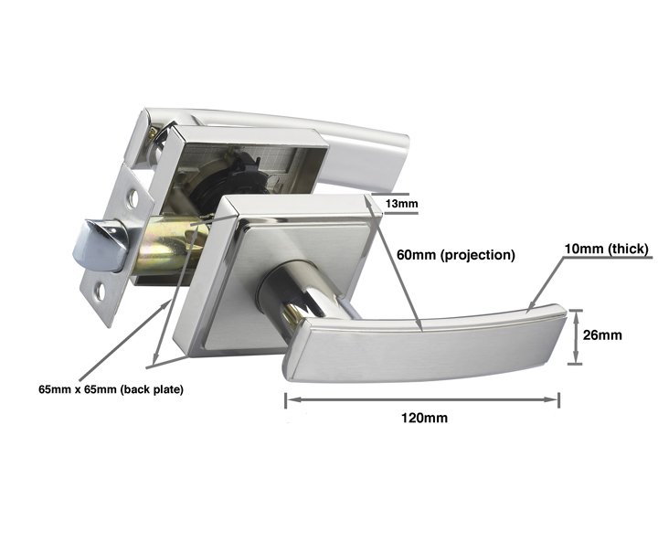 Door handles Passage Set - Avoca Series | nBat Hardware