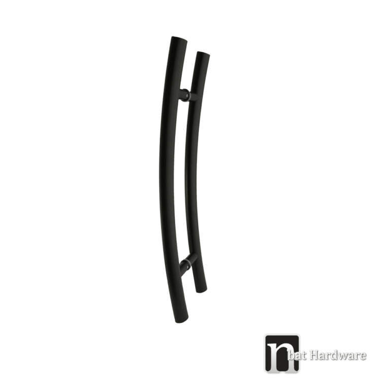 Matt Black Entrance Door Pulls | nBat Hardware