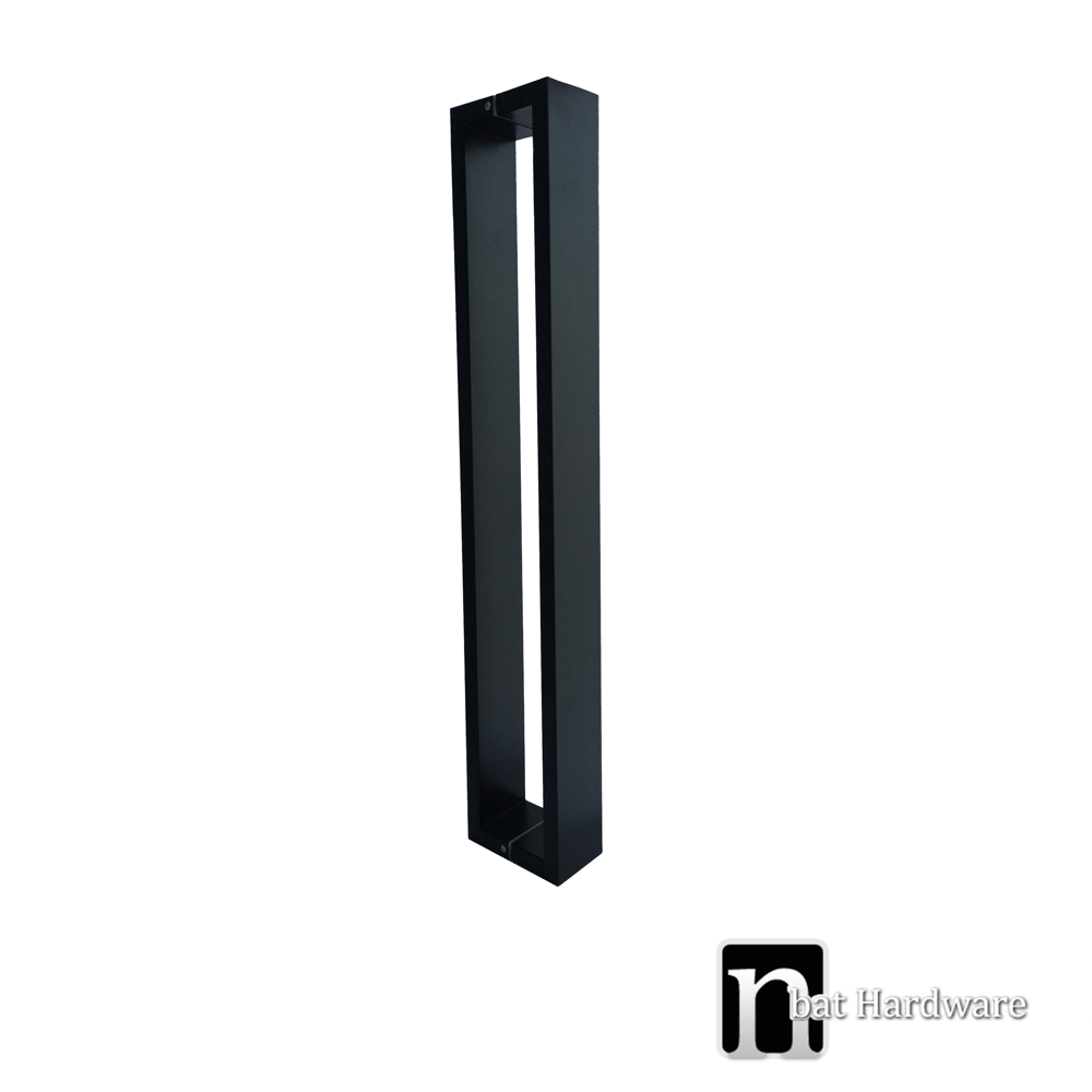 800mm Matt Black Extra Wide Entry Door Pulls | nBat Hardware