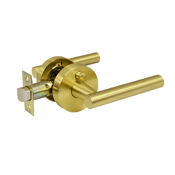 Lachlan Series Privacy Set - Brass Finish | nBat Hardware